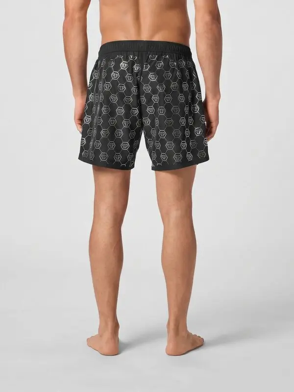 Philipp Plein Embellished Swim Trunks