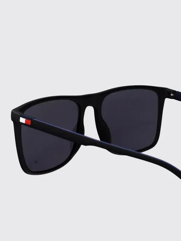Tommy Hilfiger Acetate Rectangular Sunglasses - Black