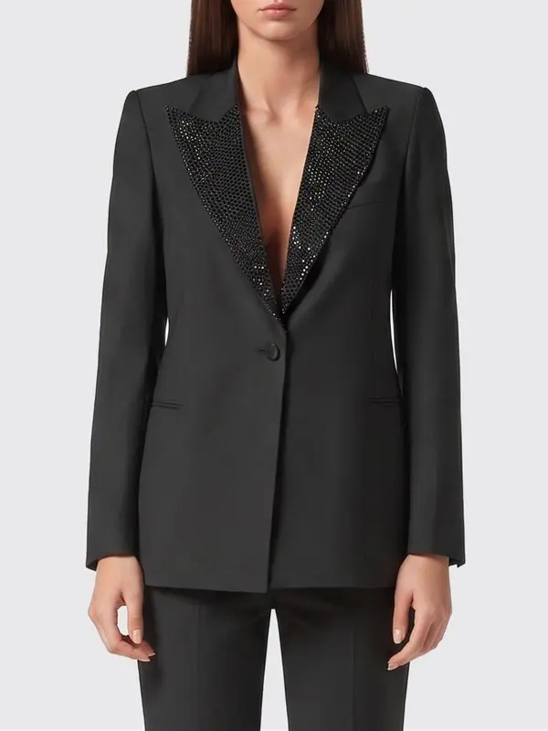 Philipp Plein Embellished Lapel Blazer