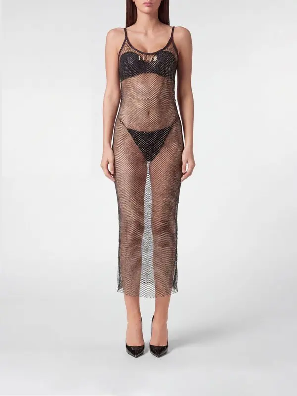 Philipp Plein Embellished Maxi Dress