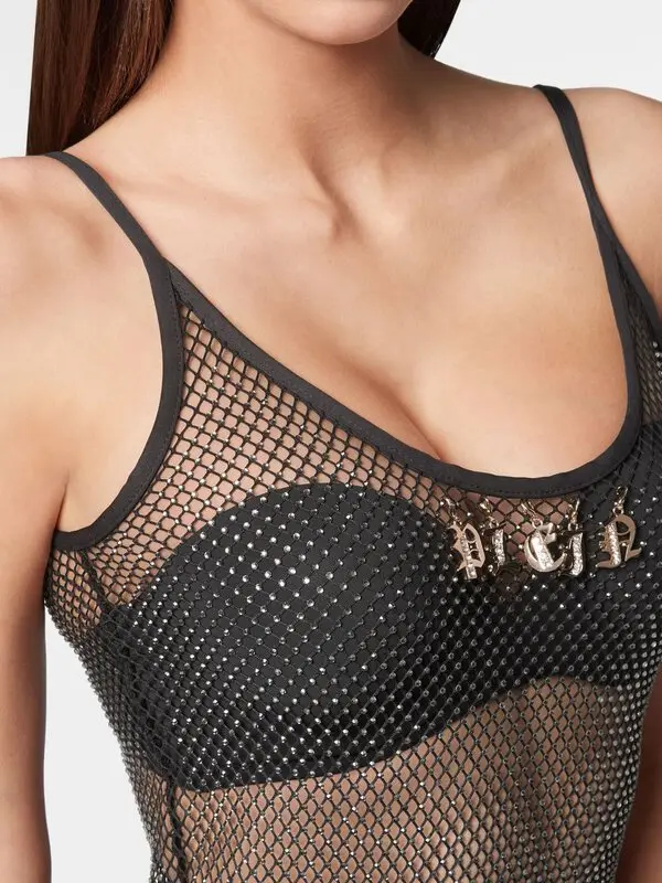Philipp Plein Embellished Maxi Dress