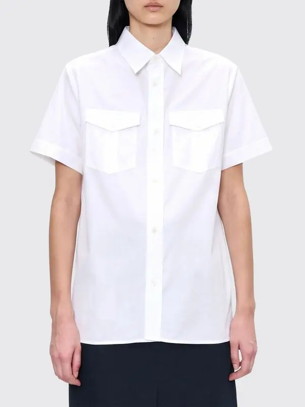 A.p.c. Organic Cotton Short-sleeve Shirt - White
