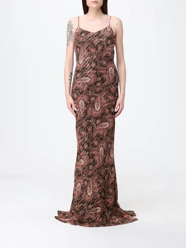 Andamane Paisley Print Maxi Dress