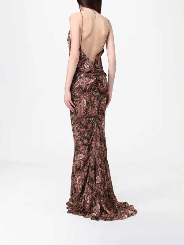Andamane Paisley Print Maxi Dress