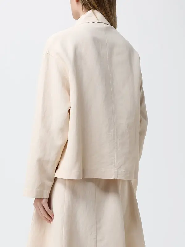 Studio Nicholson Wool Blend Shirt With Sash - Natural