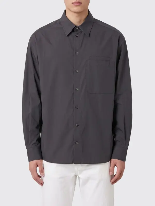 ROBERTO COLLINA Cotton Casual Shirt - Grey