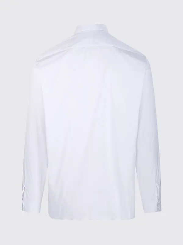 LARDINI Classic Cotton Blend Shirt - White