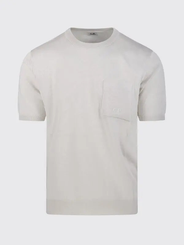 C.P. COMPANY Cotton Crew Neck Sweater With Chest Pocket