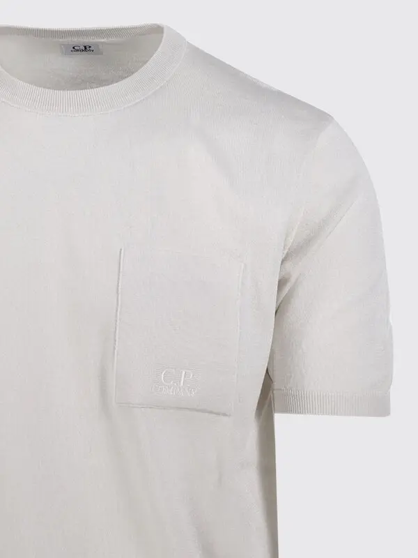 C.P. COMPANY Cotton Crew Neck Sweater With Chest Pocket