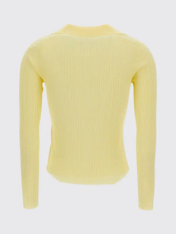 Maison Kitsuné Cotton And Viscose Cardigan - Yellow