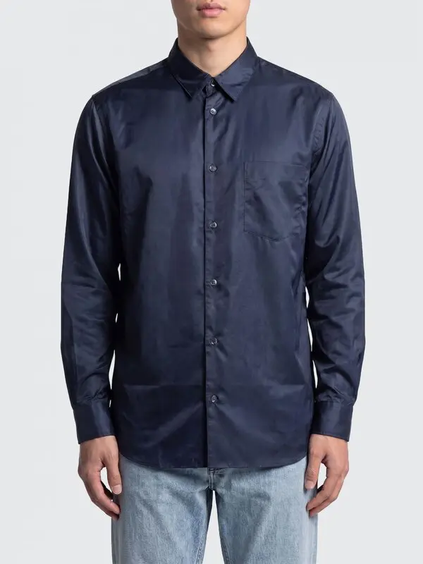 Comme Des Garçons Cupro Shirt - Blue