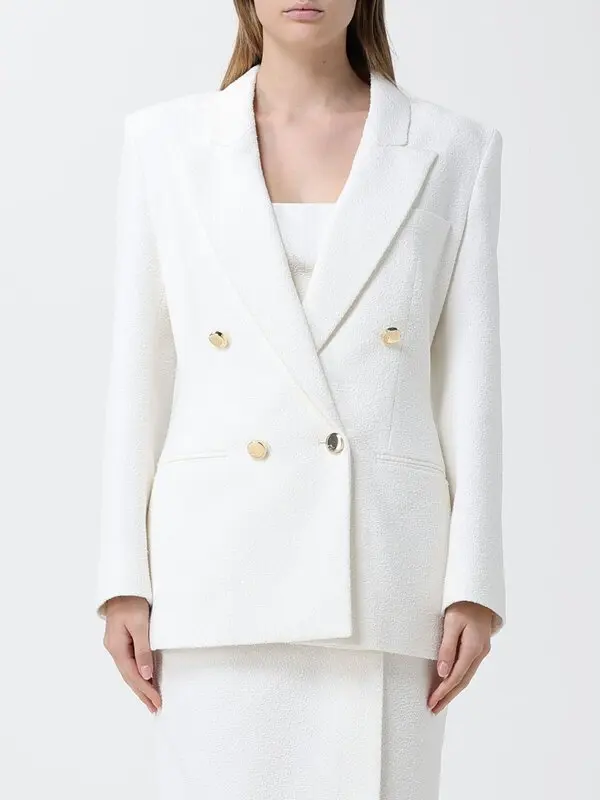Blumarine Double-breasted Viscose Blend Blazer