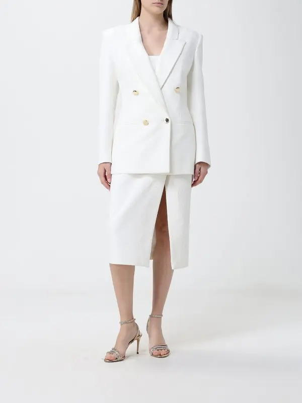 Blumarine Double-breasted Viscose Blend Blazer