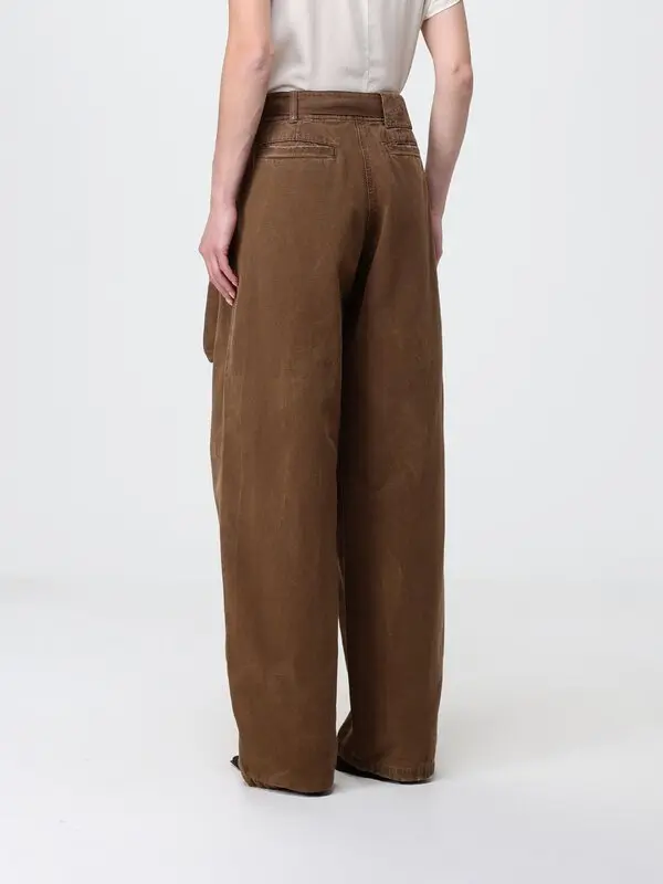 Blumarine Wide Leg Cotton Trousers