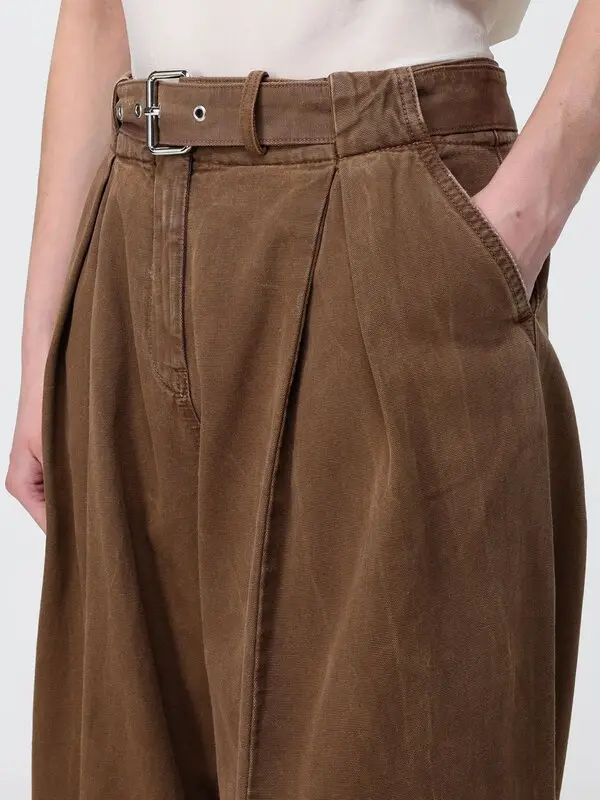 Blumarine Wide Leg Cotton Trousers