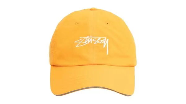 StÜssy Low Profile Smooth Stock Strapback Cap - Orange