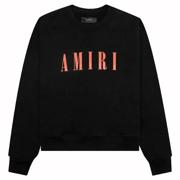 Amiri Ma Drip Collage Crewneck Sweatshirt - Black