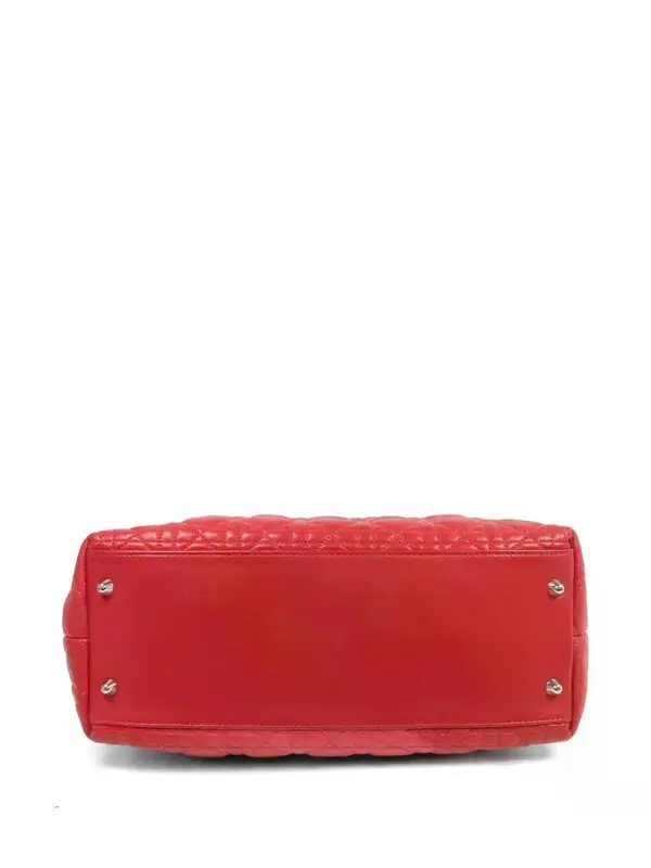 Dior Cannage Quilted Tote Bag