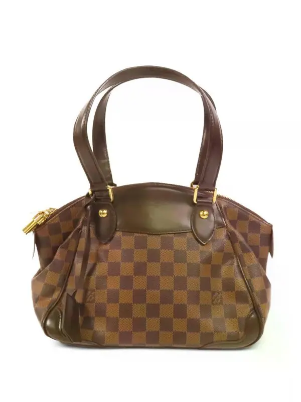 LOUIS VUITTON Pm Verona Damier Ebène Tote Bag - Brown