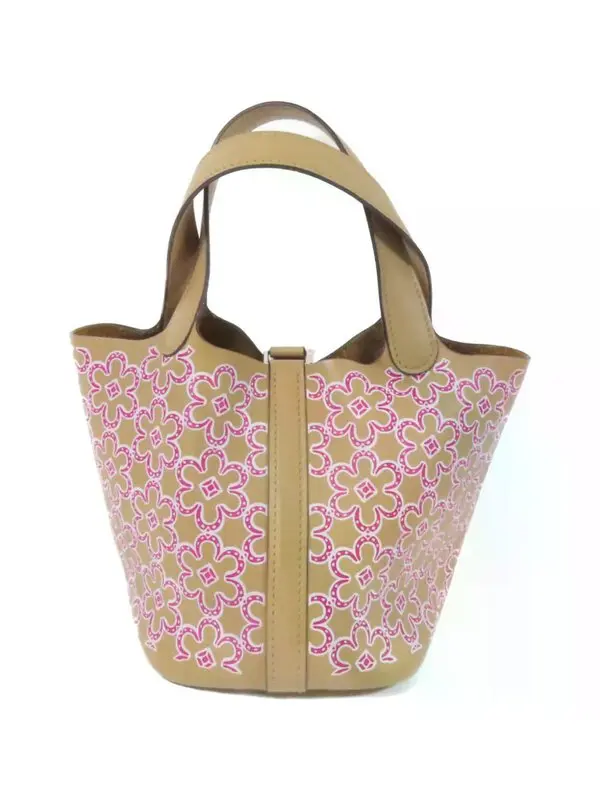 Hermès Micro Picotin Daisy Tote Bag