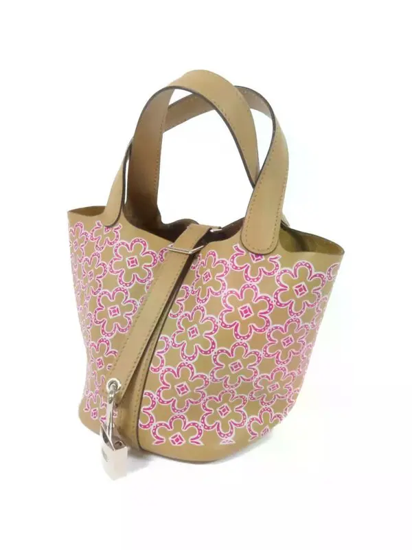 Hermès Micro Picotin Daisy Tote Bag