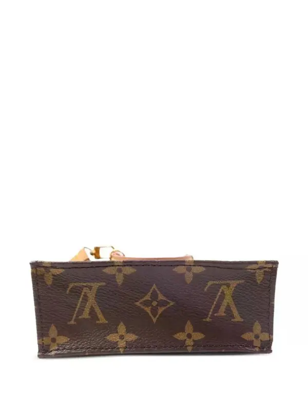 LOUIS VUITTON Petit Sac Plat Monogram Tote Bag
