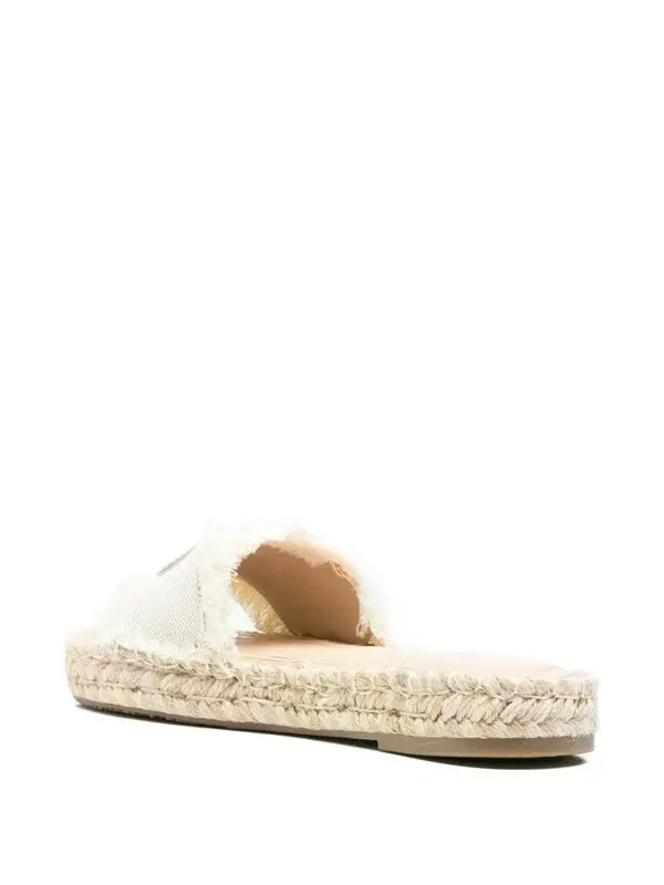 Liu Jo Logo-plaque Frayed Espadrilles