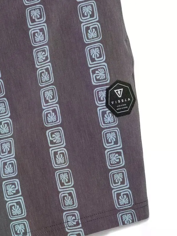 VISSLA Graphic Print Swim Shorts