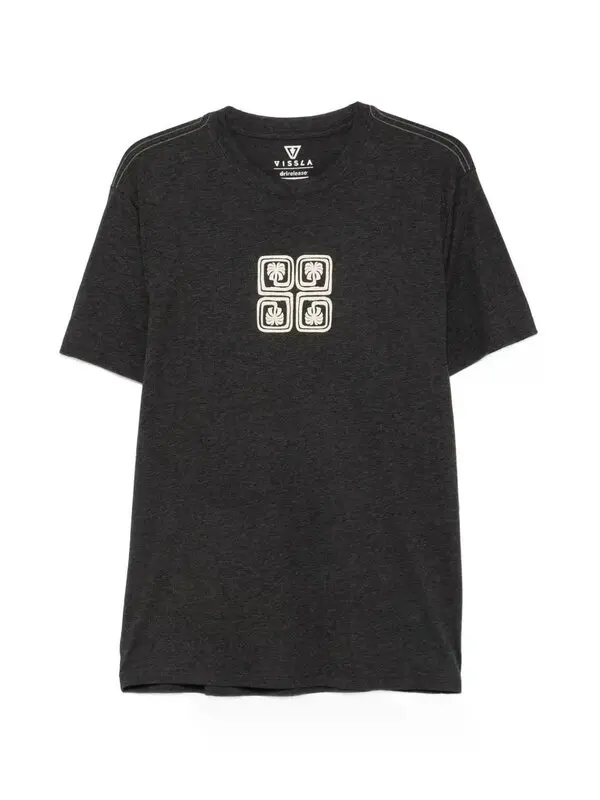 VISSLA Logo-print Short-sleeve T-shirt - Grey