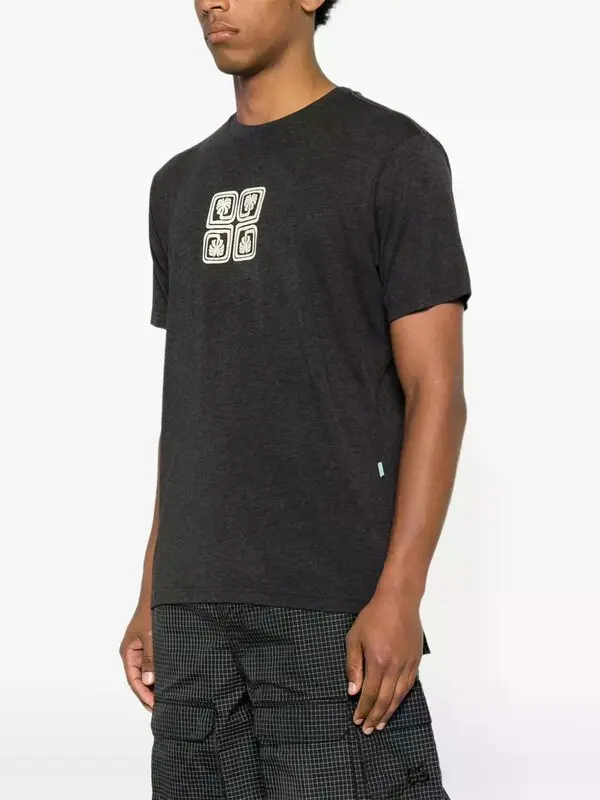 VISSLA Logo-print Short-sleeve T-shirt