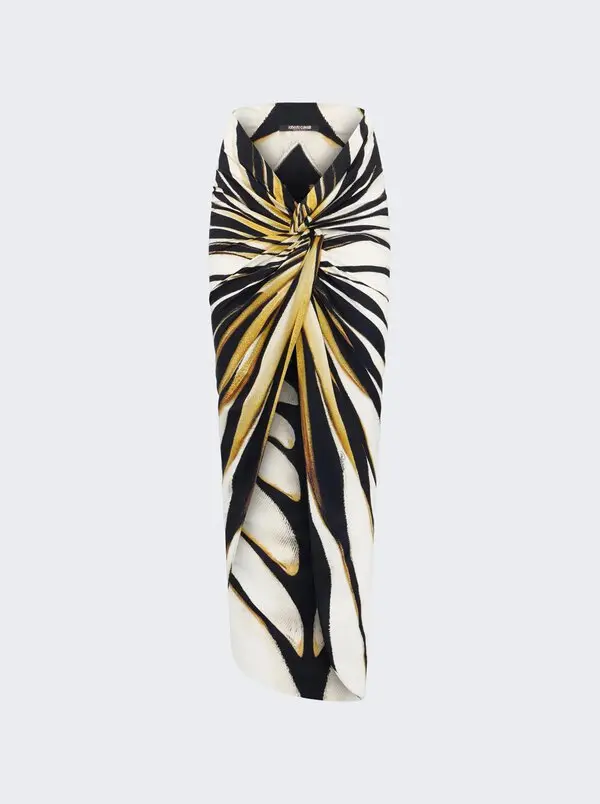Roberto Cavalli Ray Of Gold" Sarong - Yellow