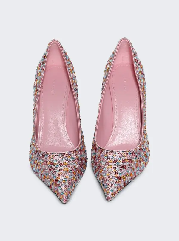 Balenciaga Knife Gem Pump 110 - Pink