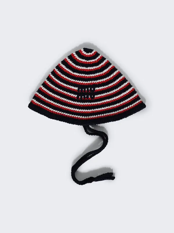 Miu Miu Crochet Hat - Blue