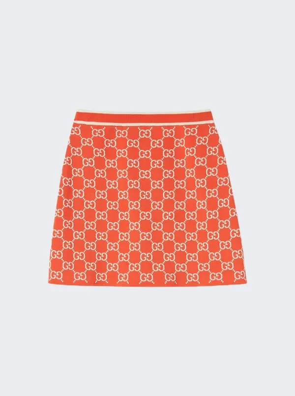 Gucci Gg Jacquard Mini Skirt