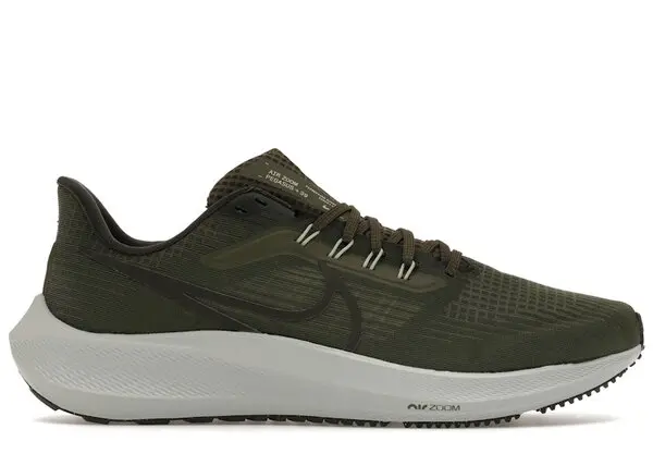 Nike Zoom Pegasus 39 Athletic Sneakers - Cargo Khaki/pilgrim/honeydew