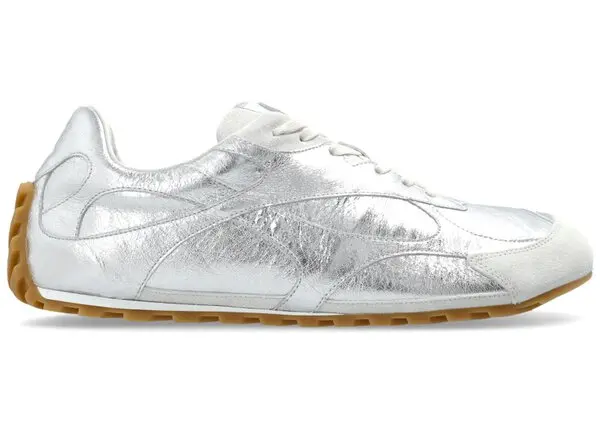 Bottega Veneta Orbit Flash Sneakers - Metallic Silver