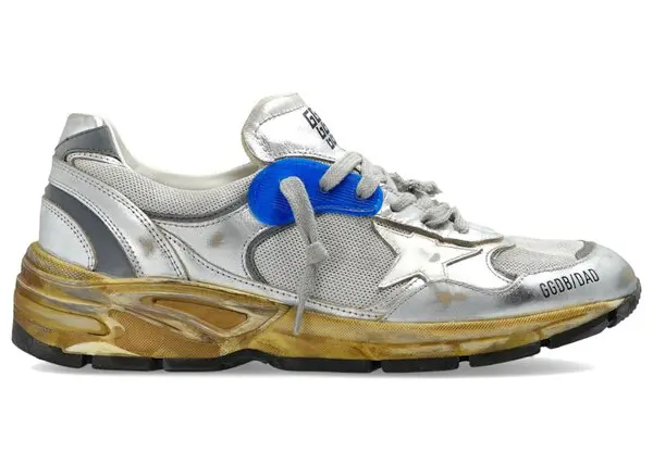 GOLDEN GOOSE Dadstar Sneakers - Silver/white