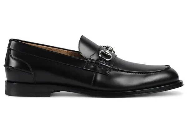 Gucci Horsebit Leather Loafer - Black