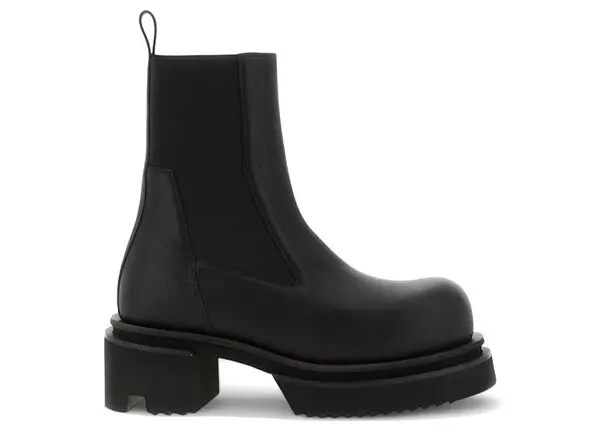 Rick Owens Beatle Bogun Ankle Boots - Black