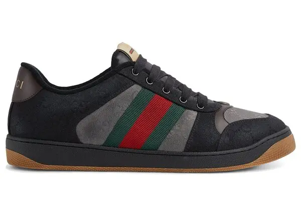 Gucci Gg Canvas Sneakers - Black