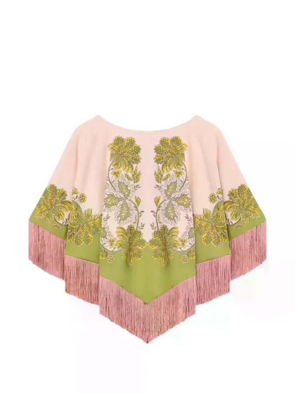 La DoubleJ Mini Poncho Swathe Print