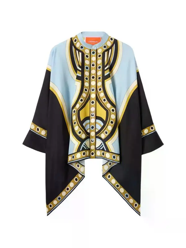 La DoubleJ Sanctuary Silk Twill Shirt - Black