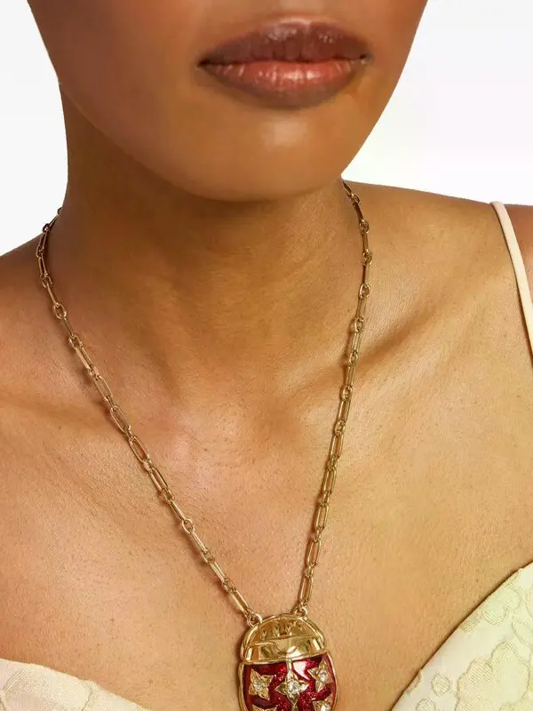 La DoubleJ Lady Scarab Necklace