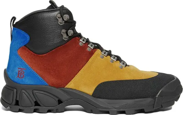 Burberry Color-blocked Hiker Boots - Multicolor