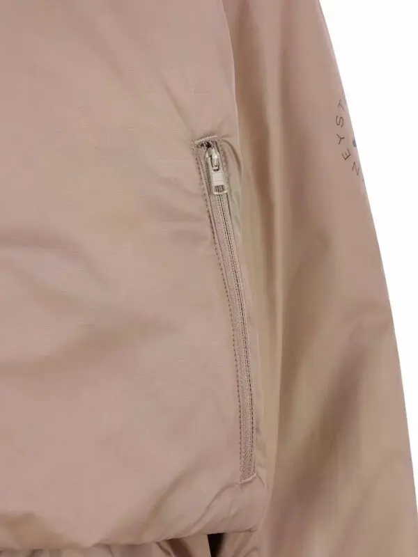 Adidas By Stella McCartney Padded Drawstring-hem Jacket