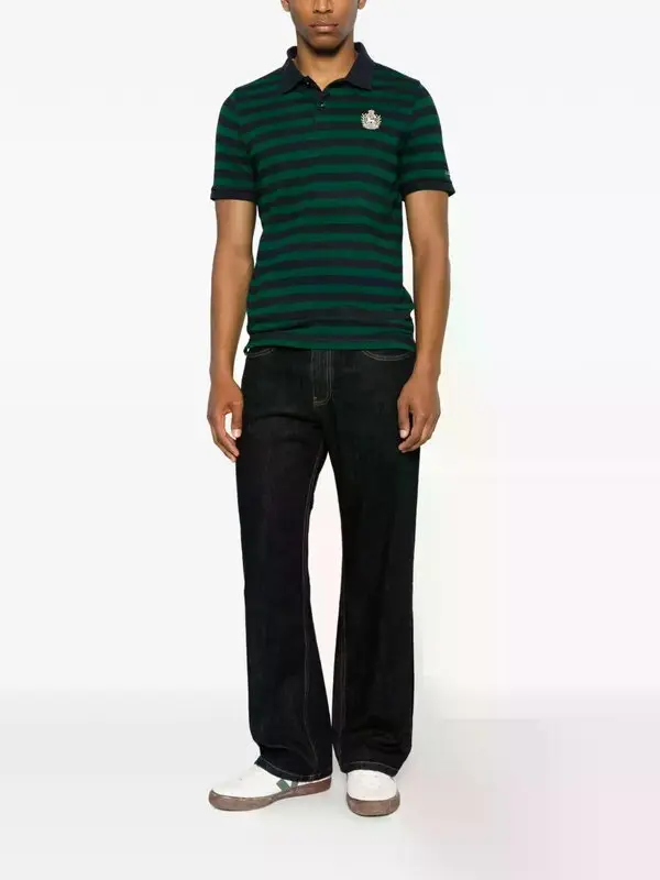 JOHNNY LAMBS Striped-pattern Polo Shirt