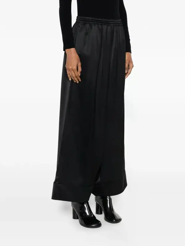Junya Watanabe Satin Finish Wide-leg Trousers