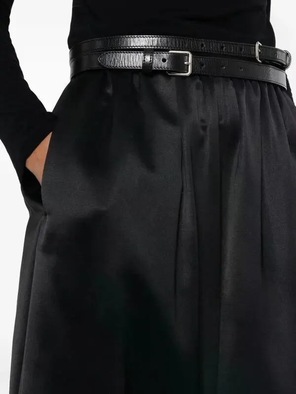 Junya Watanabe Satin Finish Wide-leg Trousers