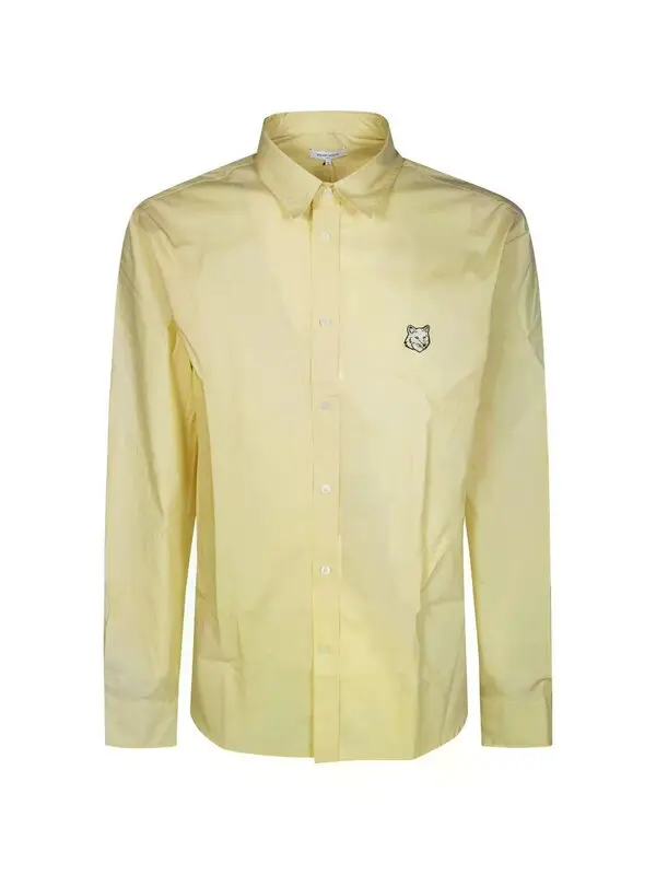Maison Kitsuné Fox Head Patch Shirt