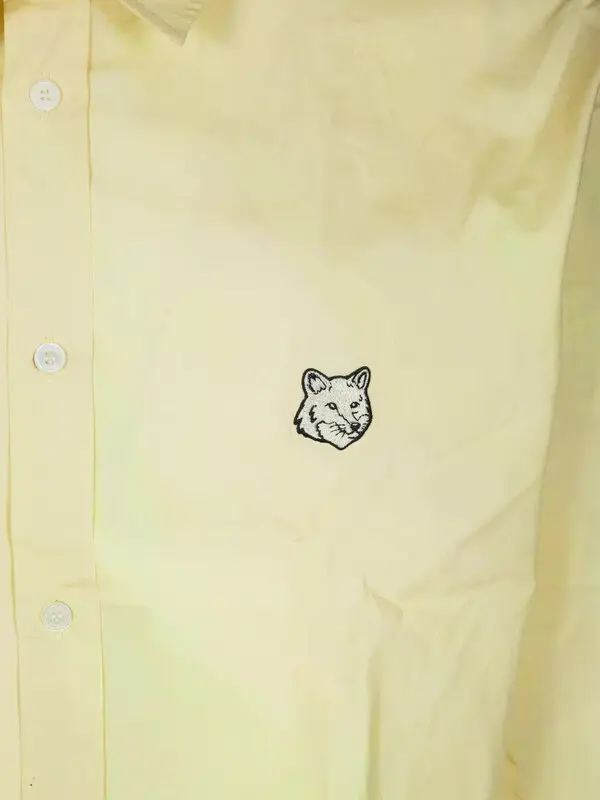 Maison Kitsuné Fox Head Patch Shirt